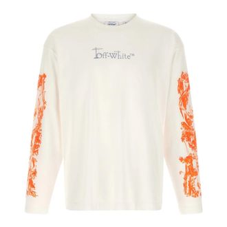 Off-white City Nature Skate Langarmshirt - - Tops - Herren - Wei&szlig; - S