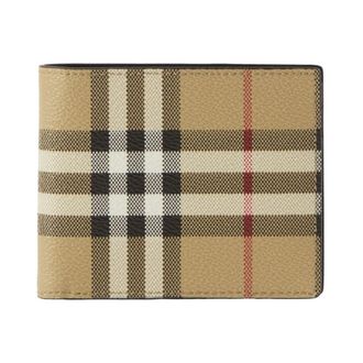 Burberry Homme, Accessoires, Beige, Taille: ONE Size Portefeuille Beige avec Emplacements pour Cartes