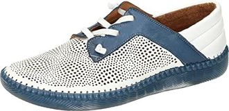 Manitu Chaussons pour Femme Mocassin, Bleu, 39 EU