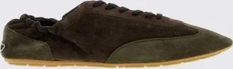 Saint Laurent Baskets basses Lewis en veau velours bicolore