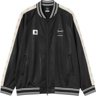 Carhartt Work in Progress Homme, Sport, Noir, Taille: M Varcity Track Jersey Blouson