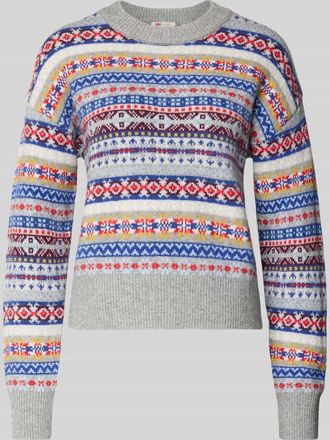 Levi's Strickpullover aus Woll-Mix mit Rundhalsausschnitt