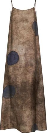 Uma Wang UMA Wang, Femme, Robes, Brun, Taille: 42 FR Anaya Maxi Dress