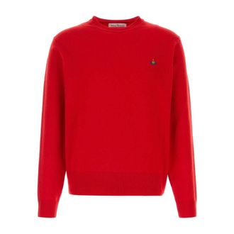 Vivienne Westwood Alex Rundhals - - Knitwear - Herren - Rot - XL
