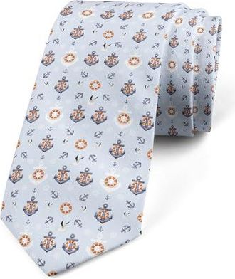 Generic Cravate Pour Hommes Bleu Blanc Orange Classique Tie Fine Cravate Homme Pour F&ecirc;te Affaires Remise De Dipl&ocirc;me