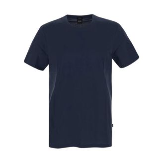 HUGO BOSS Klassisches Baumwoll-T-Shirt - - Tops - Herren - Blau - S