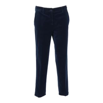 Aspesi Slim-fit Hose - - Trousers - Damen - Blau - XS