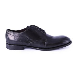 Dolce & Gabbana Homme, Chaussures, Noir, Taille: 39 EU Derby Michelangelo Shoe