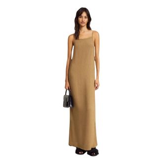 By Malene Birger Ellionore Maxikleid Hellbraun - - Dresses - Damen - Braun - M