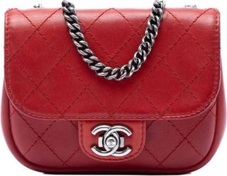 Chanel Pre-owned Vintage Mini Crossbody - Femme - Pre-owned - Rouge - Taille: ONE Size