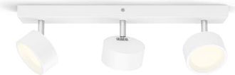 Philips spot Bracia 3x5.5W, blanc chaud 2700K, Blanc