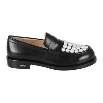 Mach & Mach Mach & Mach, Femme, Chaussures, Noir, Taille: 37 EU Chaussures Mocassins Noir et Blanc