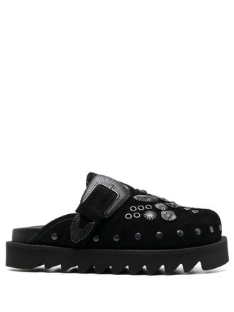 Toga Archives mules Sabot à ornements métalliques - Noir