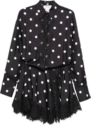 Sportmax Femme, Robes, Noir, Taille: 36 FR Robe Chemise