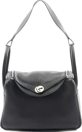 Hermès sac porté épaule Lindy 30 (2016) - Noir
