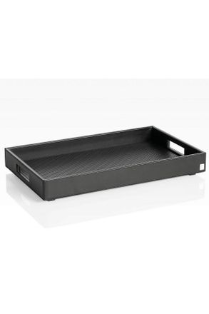 Joop Tablett Homeline, Schwarz, Kunststoff, rechteckig, 52x6x32 cm, Tischkultur & Servieren, Tabletts