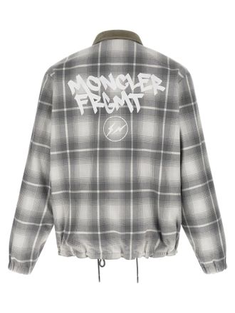 Moncler Reversible Plaid Jacket - Gray