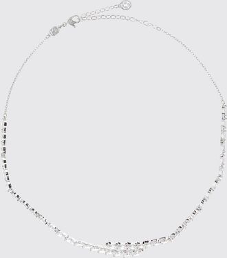 Swarovski Mesmera rhodinierte Choker-Halskette mit Kristallen