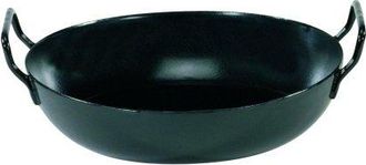 Krüger Karl Krüger Schlemmerpfanne, Emaille, 24 cm, Schwarz