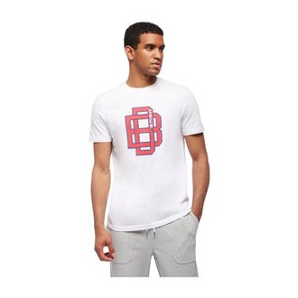 Brooks Brothers Homme, Tops, Blanc, Taille: 2XL Graphic T-Shirt