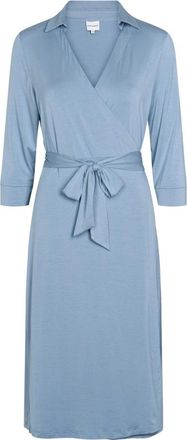 Americandreams Americandreams, Femme, Robes, Bleu, Taille: 40 FR Gabe Robe Midi &agrave; Manches Courtes
