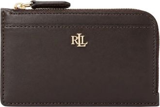 Ralph Lauren Femme, Accessoires, Brun, Taille: ONE Size Portefeuille Compact