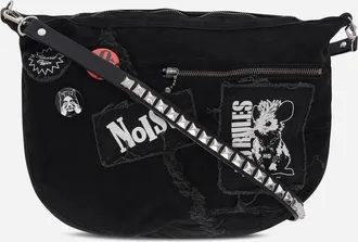 Hysteric Glamour Studs Belt Shoulder Bag Black