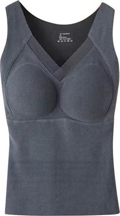 Generic Sous-v&ecirc;tements thermiques dhiver pour femme - D&eacute;bardeur sexy extr&ecirc;mement profond - Chaud - Avec soutien-gorge - Haut camisole - Col en V - Maillot de 