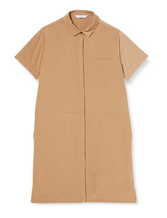 Sparkz Damen Ina Shirt Dress Lässiges Business-Kleid, Kamel, M