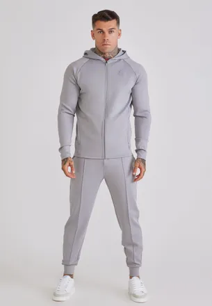 Siksilk Herren Grau Kapuzenpullover und Jogginghose Set XXL
