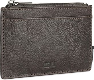 Jaslen Geldbeutel & Schlüsseltasche Klein - Schlüsseletui Schlüsseltasche - Schlüsseletui Leder - Autoschlüssel Tasche - Schlüssel Etui, Braun