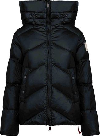 Afterlabel Knielanger Mantel - Schwarz