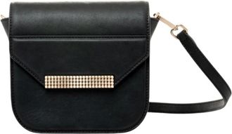 Clio Goldbrenner Femme, Sacs, Noir, Taille: ONE Size Aura Mini Classic Sacs &Agrave; Main Noirs OR