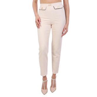 Elisabetta Franchi Damen, Hosen, Beige, XLGr&ouml;&szlig;e