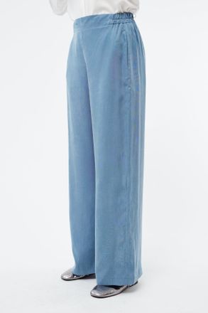 Givn Damen vegan Hose Mit Weitem Bein Von Gbmarla Cloudy Blue