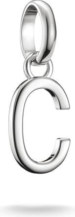 Thomas Sabo Thomas Sabo Charm Club Connect Charm-Anhänger Buchstabe C Recyceltes 925 Silber CC1209-001-21