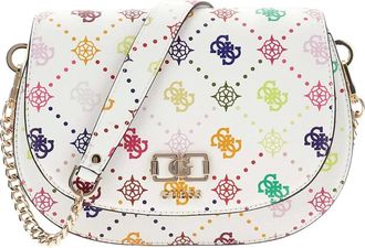 Guess Femme, Sacs, Blanc, Taille: ONE Size Mini Sac Bandouli&egrave;re
