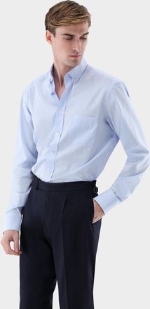 van Laack Karohemd mit Button-Down-Kragen