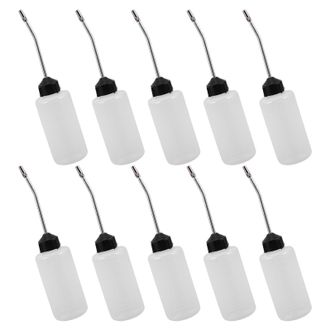 DOITOOL 10 St&uuml;ck Teiliges N&auml;hmaschinen&ouml;lflaschen Kunststoffbeh&auml;lter mit Pr&auml;zisions eisend&uuml;se Leichter Robuster &Ouml;lspender f&uuml;r Heimwerker wartung und Langanhalt