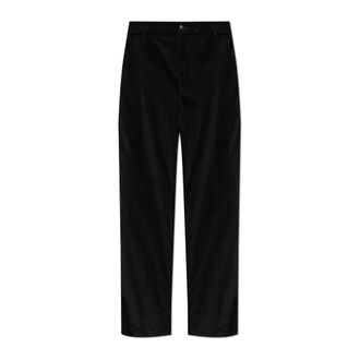 Moncler Corduroy Hose - - Trousers - Herren - Schwarzk - S