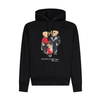 Polo Ralph Lauren Bear Graphic Fleece Hoodie - - Sweatshirts & Hoodies - Herren - Schwarzk - M