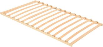 vidaXL Lattenrost Braun 100 x 190 cm Massives Buchenholz Vidaxl