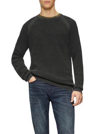 QS by s.Oliver Gewaschener Strickpullover mit Struktur