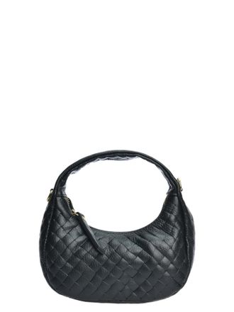 Anna Luchini Schwarz Rindsledertasche