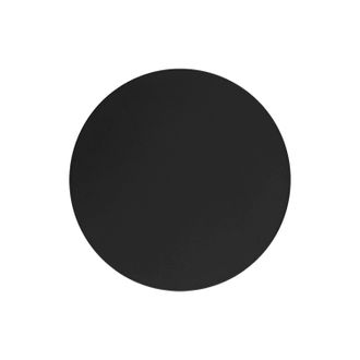 Licht-Erlebnisse Wandlampe Schwarz &Oslash; 30 cm rund extra flach T: 4,5 cm Modern Metall 4x G9 Wandleuchte Flur Wohnzimmer