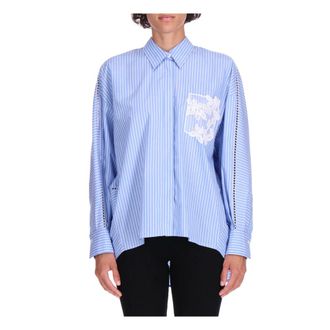 Ermanno Scervino Damen, Blusen & Hemden, Blau, XSGr&ouml;&szlig;e