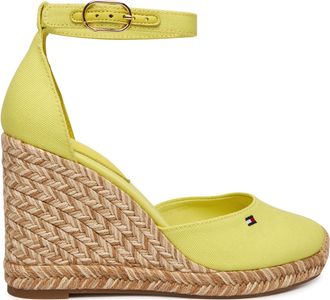 Tommy Hilfiger Espadrilles Tommy Hilfiger Flag High Wedge Espad Closed Toe FW0FW09225 Gelb