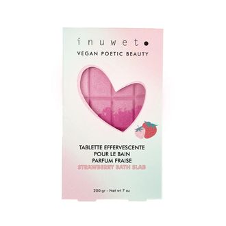 Inuwet Tablette fraise effervescente pour le bain - 200 g Inuwet