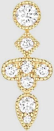 Stone Paris Boucle doreille Bouton Crush Diamants Or Jaune (vendue à lunité)