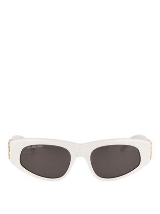 Balenciaga Lunettes De Soleil - Blanc